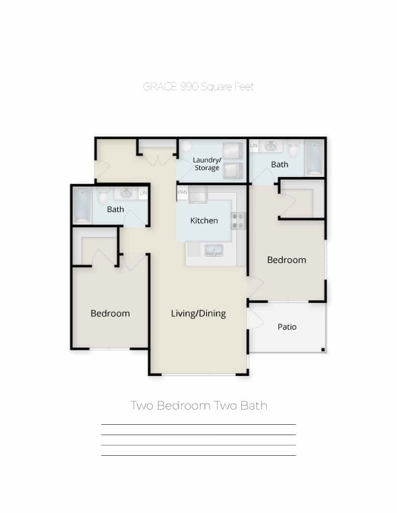 Floor Plans of Kairos in Kent, WA